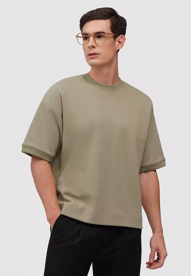 Buy MEMO Boxy Fit Heavy Weight T-Shirt 2024 Online | ZALORA Philippines