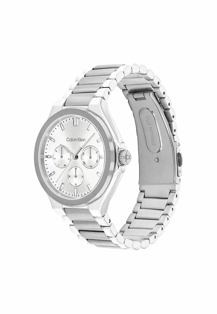 Buy Calvin Klein Vibrancy Women's Watch Stainless Steel Strap - White ...