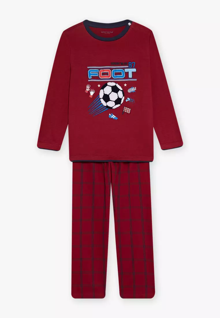 Buy Sergent Major Pyjamas Set with Soccer Motifs 2025 Online | ZALORA ...