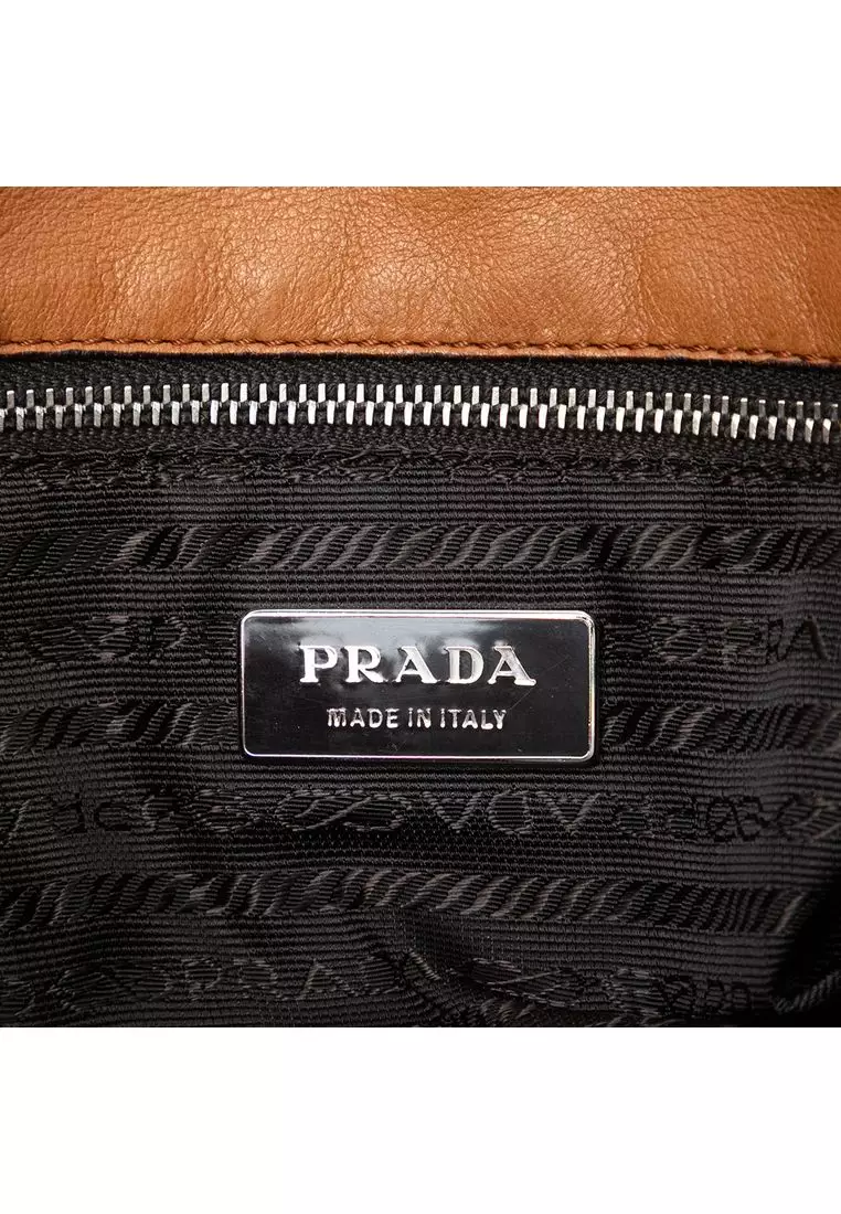 Buy Prada Pre-Loved Prada Leather Shoulder Bag 2026 Online | ZALORA ...