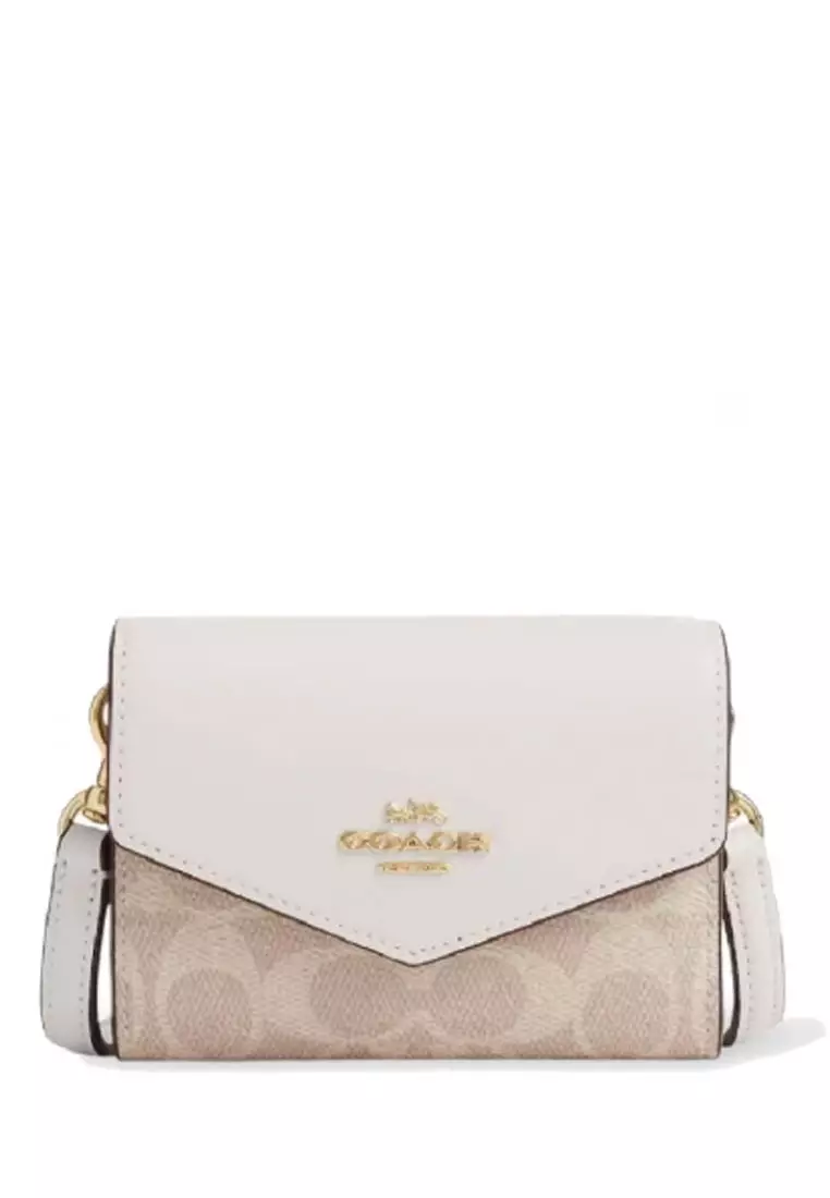 Buy Coach Mini Envelope Wallet With Strap 2025 Online | ZALORA Philippines