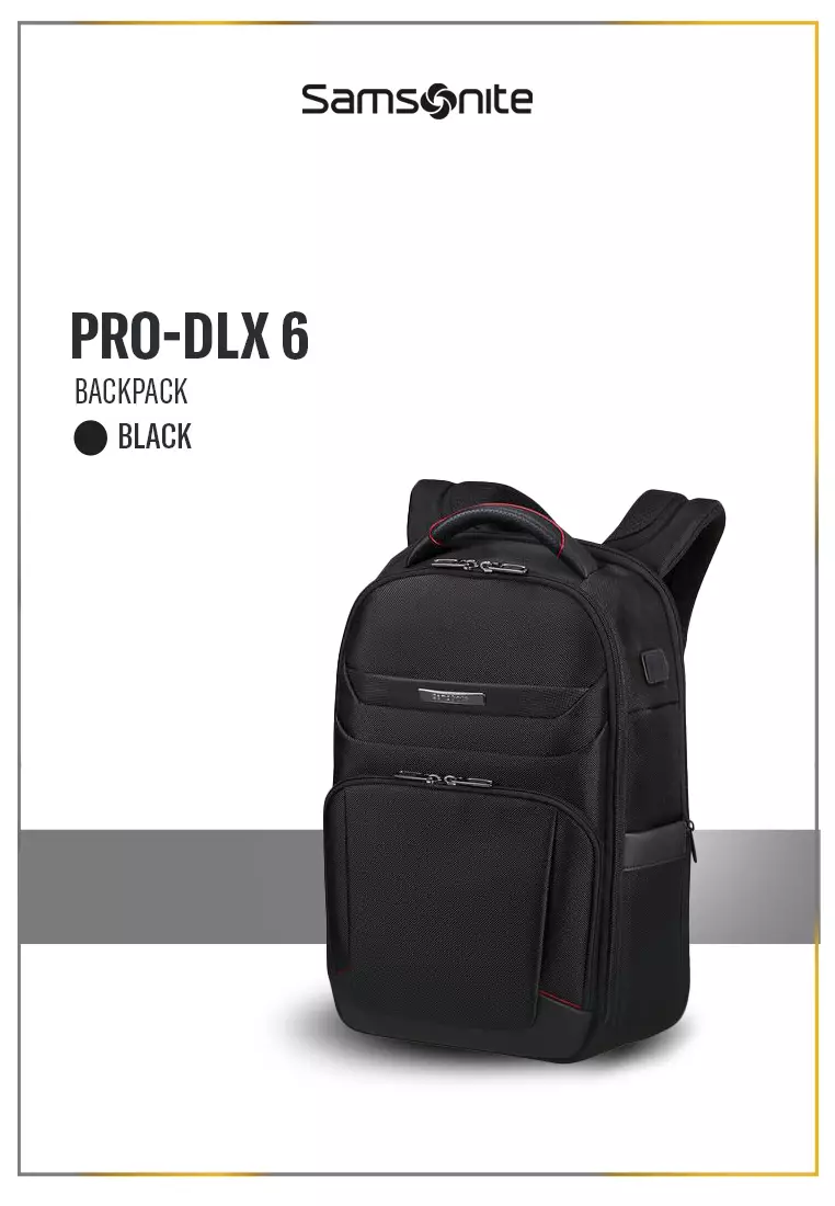 Jual Samsonite Samsonite Pro-DLX 6 Backpack 15.6" - Black Original 2025 ...