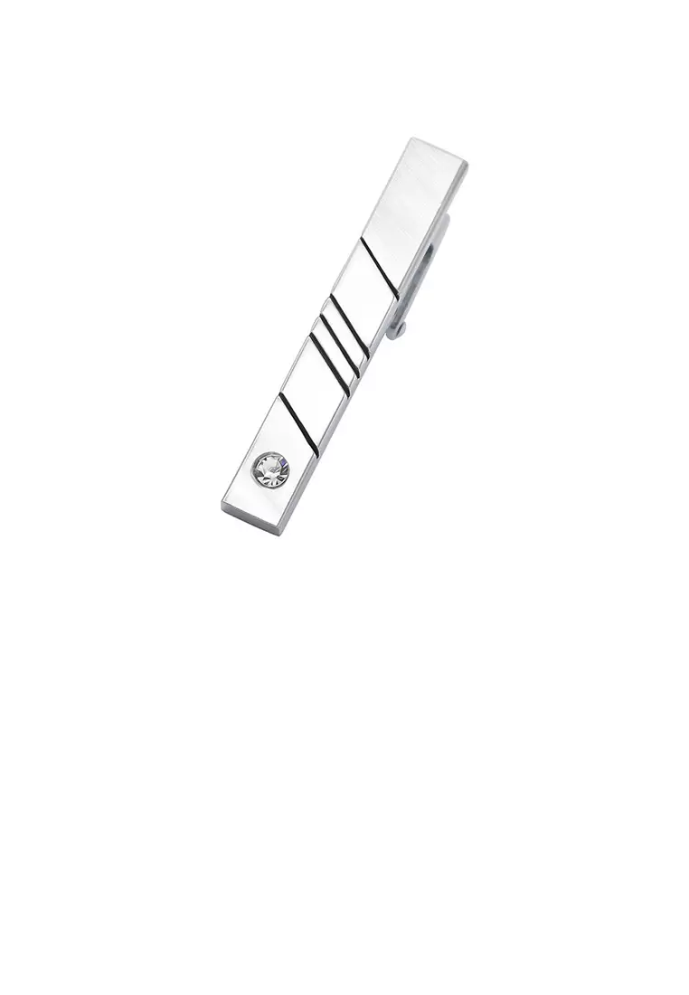 Buy Mooclife Simple and Fashion Geometric Rectangular Tie Clip with ...