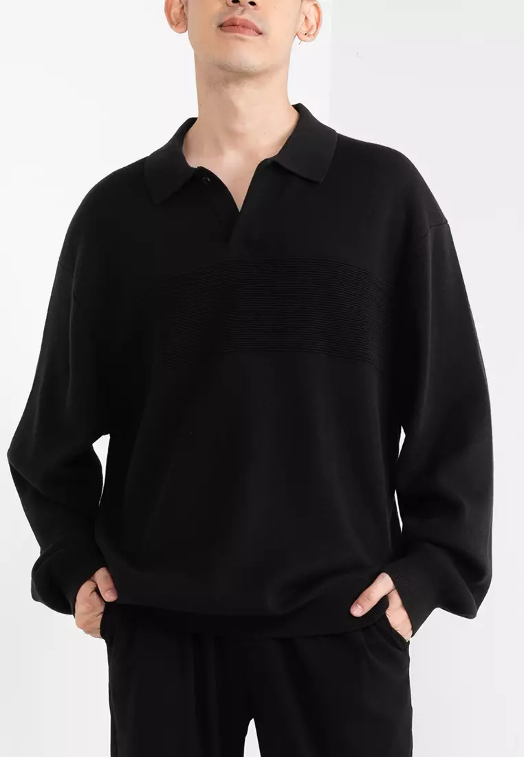 Calvin Klein Logo Rugby Sweater 2025 | Buy Calvin Klein Online | ZALORA ...