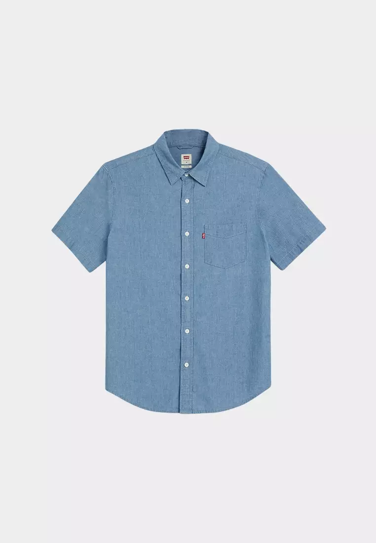 Buy Levi's Men's Short-Sleeve Classic Standard Fit Shirt 86627-0267 ...