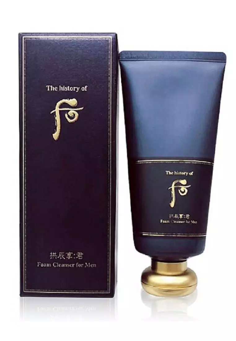 The history of Whoo Foam Cleanser for Men 180ml 2025 | Buy The history ...