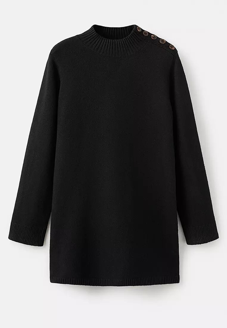 Buy Mango Button Knit Dress Online | ZALORA Malaysia