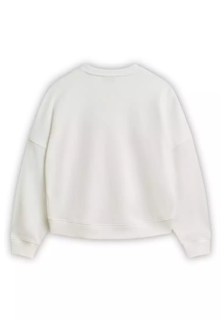 Buy TED BAKER Embroidered Logo Balloon Sleeve Sweat Online | ZALORA ...