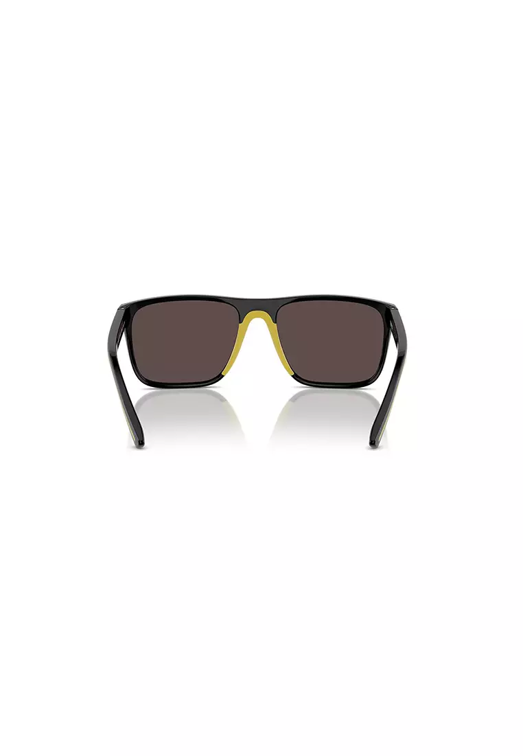 Buy Scuderia Ferrari Men's Square Frame Black Injected Sunglasses ...