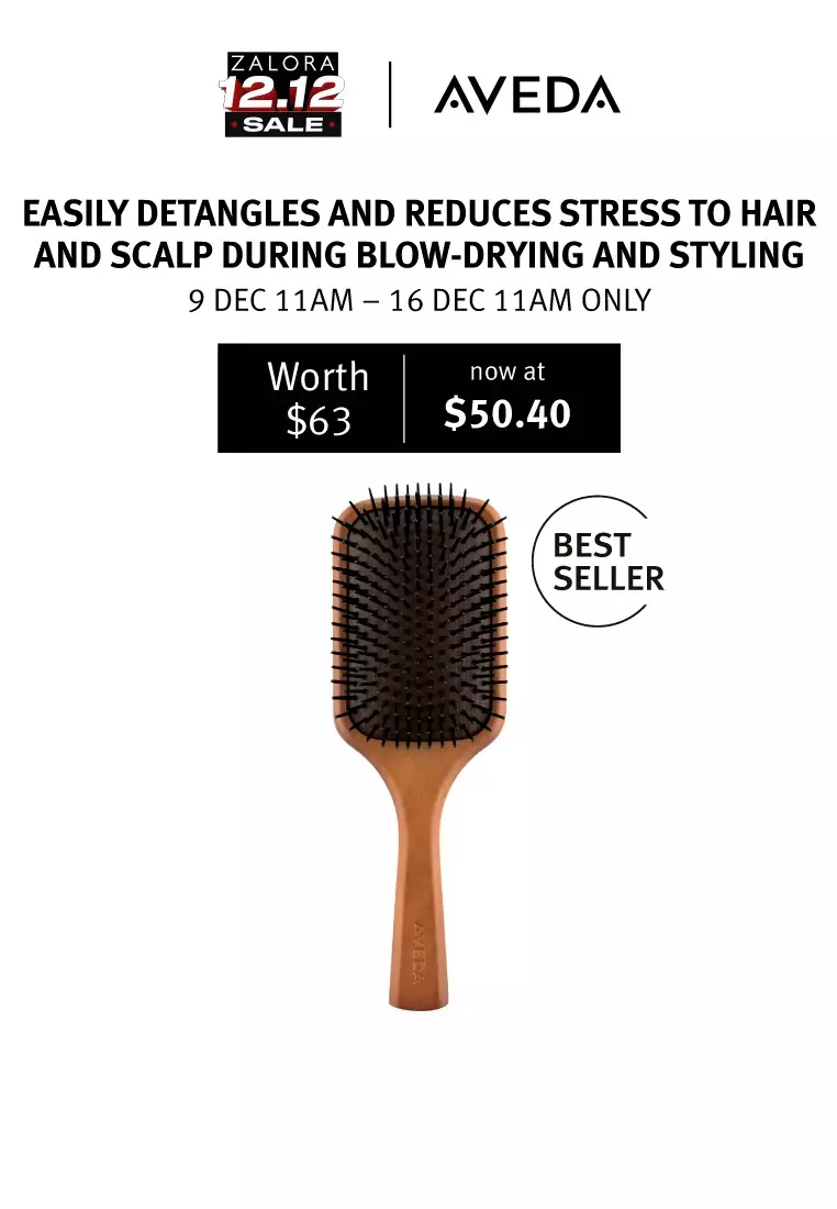Buy AVEDA Wooden Paddle Brush 2024 Online | ZALORA