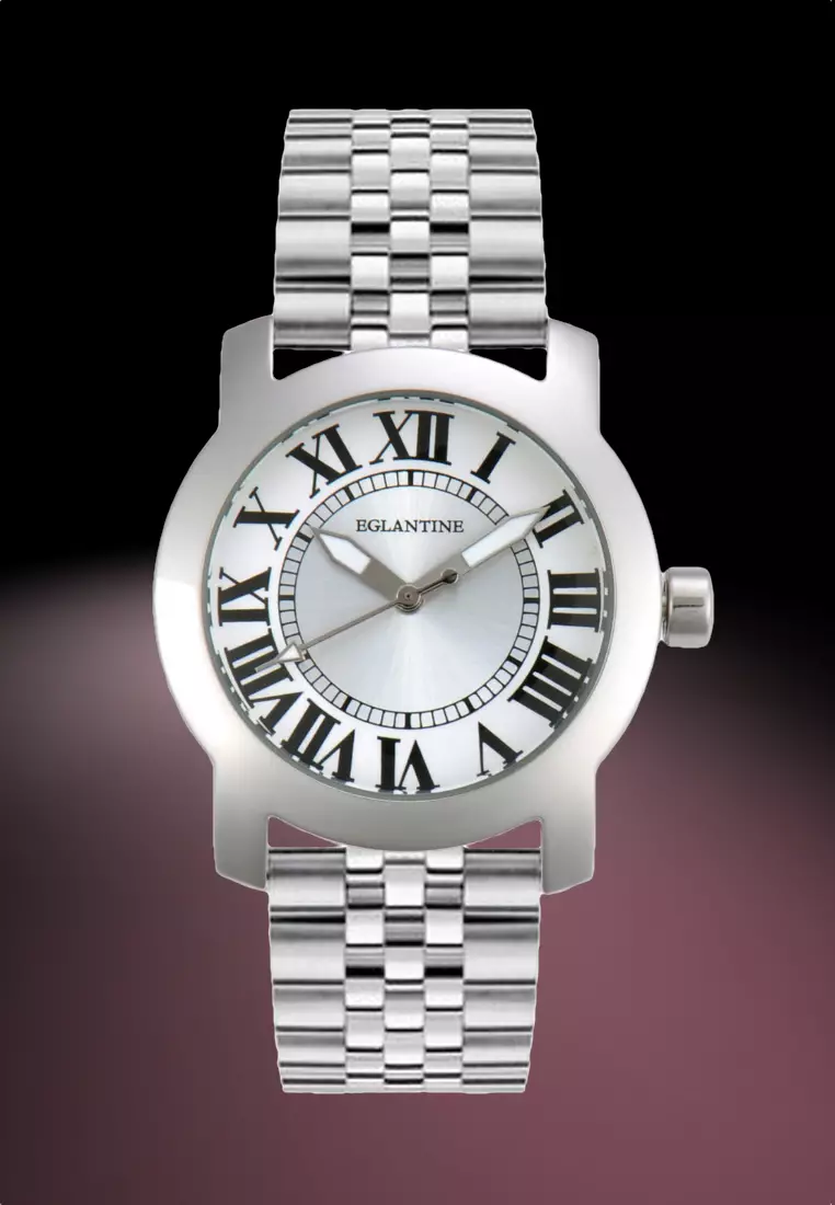 Buy EGLANTINE Emily Ladies Steel Quartz Watch on Steel Bracelet Online ...