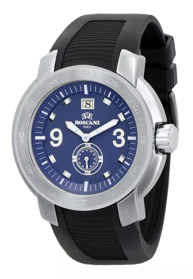 Buy Roscani Roscani Pedro 969 (WR 5ATM) Blue Silicone Men Watch | ros2 ...
