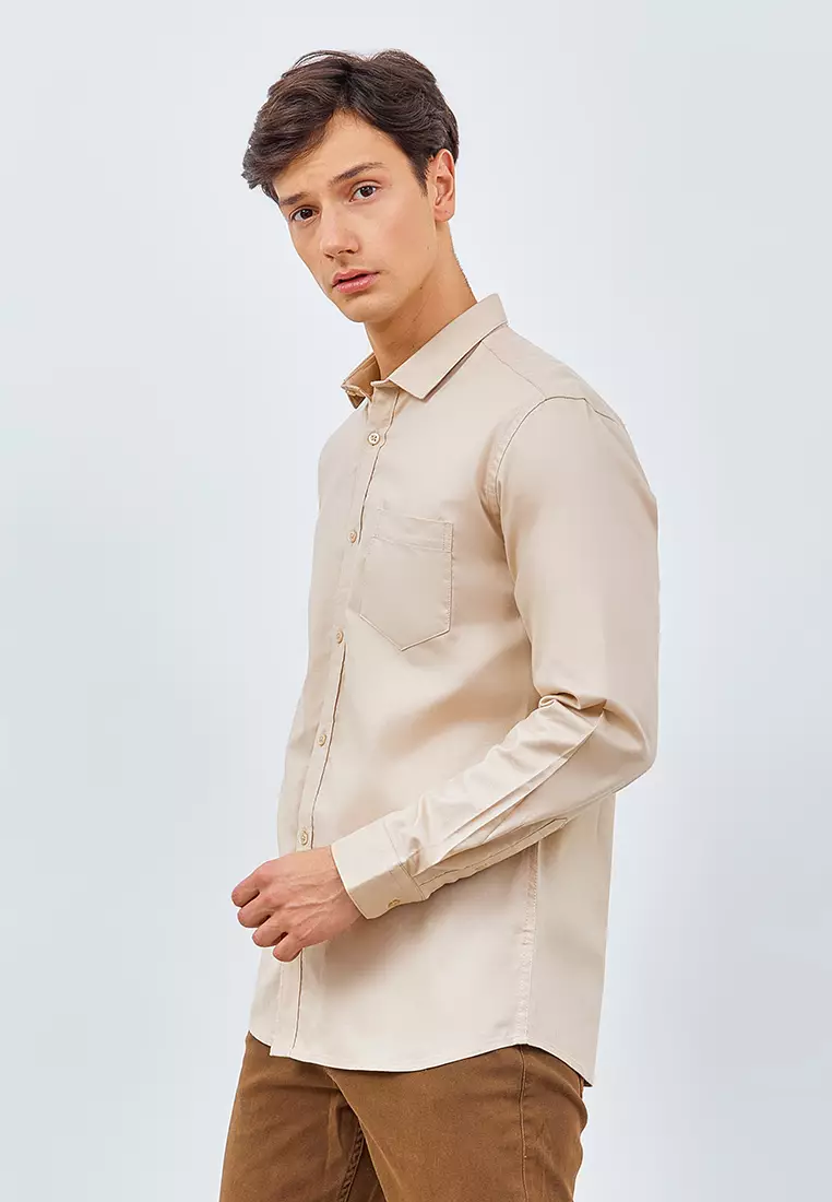 Jual Manzone MANZONE Kemeja Lengan Panjang Pria BZC-MORATTA 04-KH ...