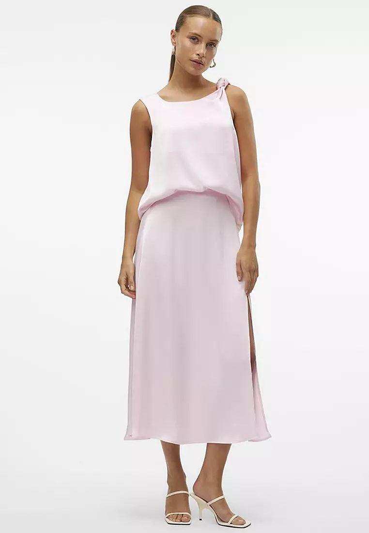 Buy Vero Moda Rita Sleeveless Knot Detail Top 2025 Online | ZALORA ...