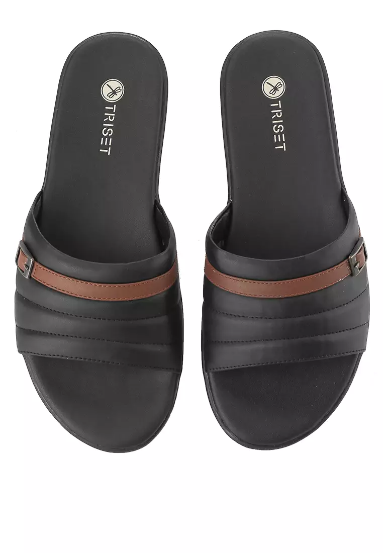 Jual Triset Shoes TF6019 Sandal Slip On Original 2024 | ZALORA Indonesia