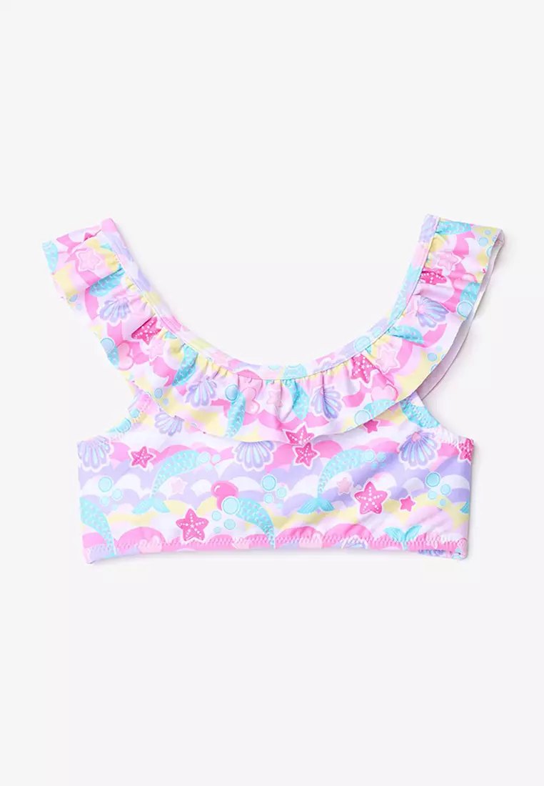 Buy Penti Star Shell Ruffled Halter Neck Bikini Set Online | ZALORA ...