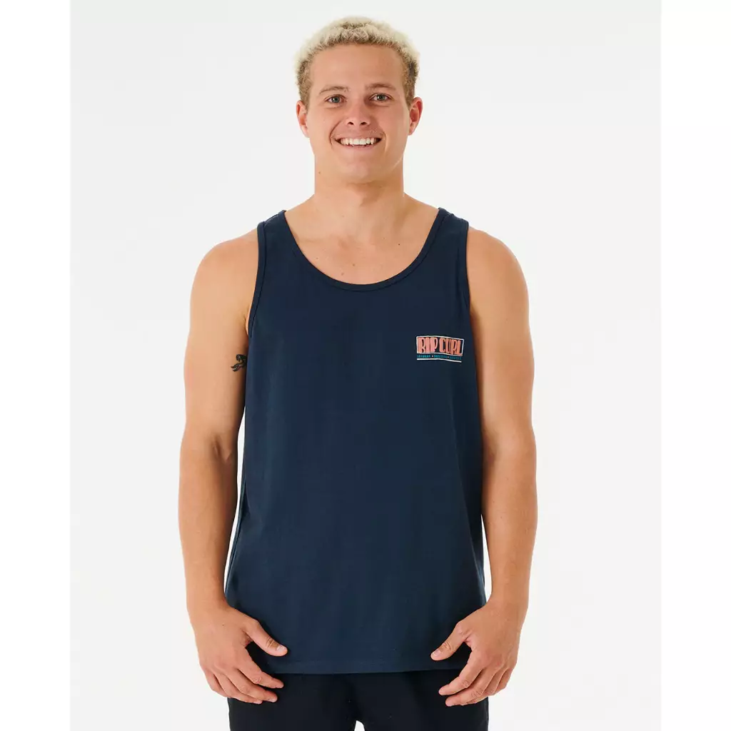 Jual Rip Curl Rip Curl Soul Arch Tank Dark Navy Original 2024 | ZALORA ...