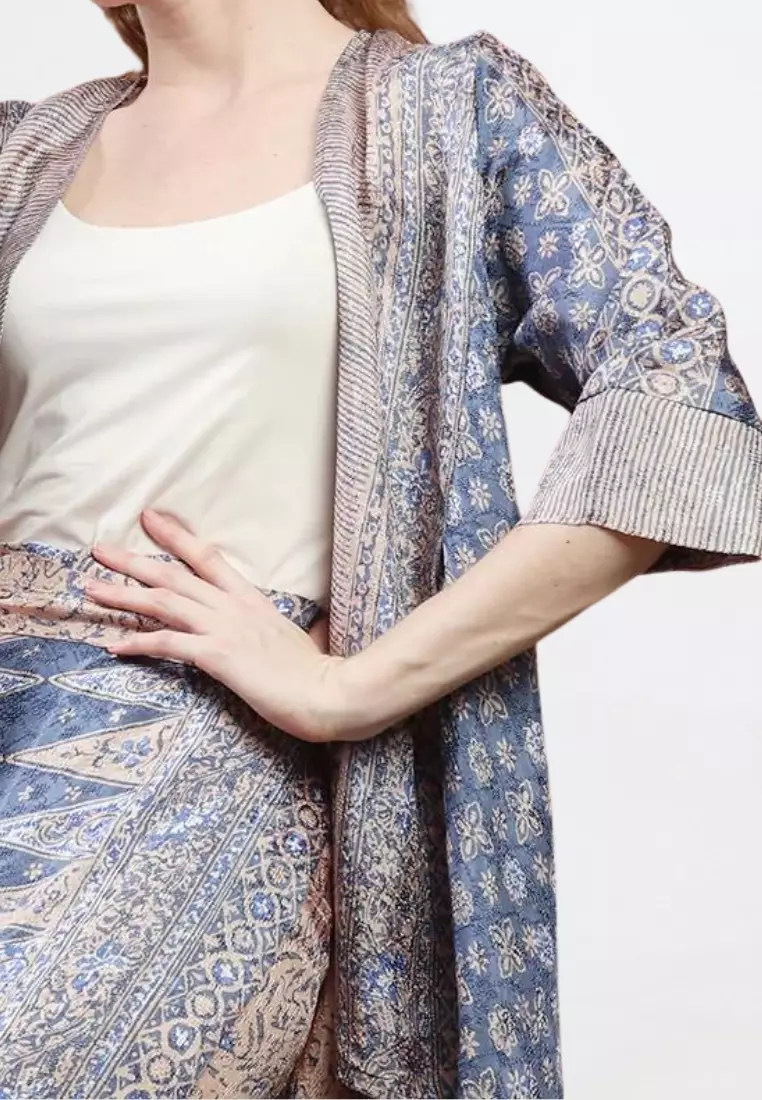Jual Nayara Batik Set Amira Na Setelan Batik Viscose Set Pesta Kaftan Set Original 2024