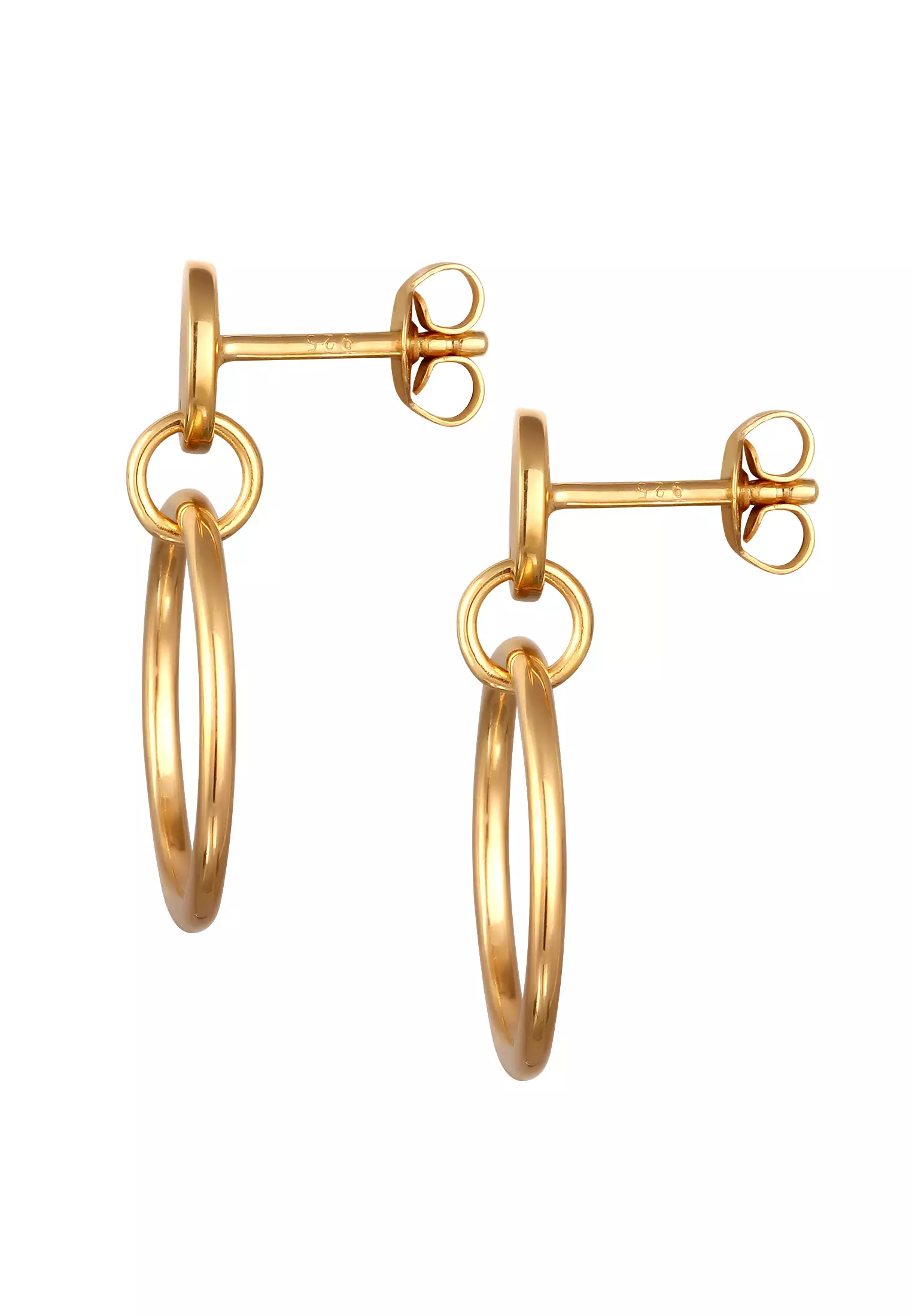 Buy ELLI GERMANY Open Circle Earrings – Gold-Plated Silver 2026 Online ...