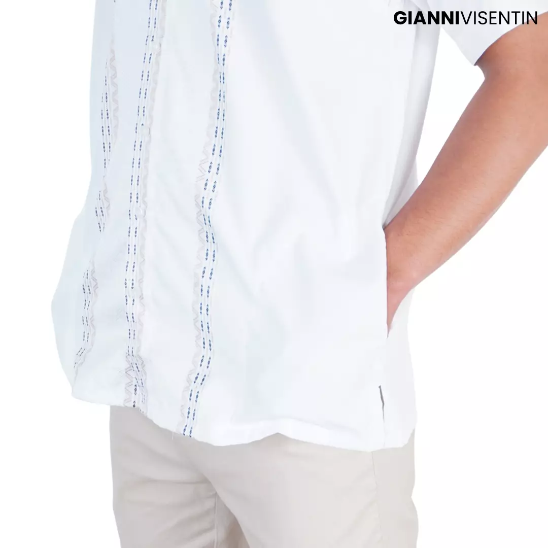 Jual Gianni Visentin Gianni Visentin Kemeja Koko Lengan Pendek Regular ...