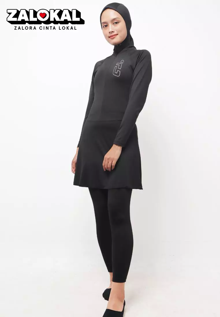 Jual TD Active Td Active LSA22 Set Baju Renang Set Hijab Muslim Hijab ...