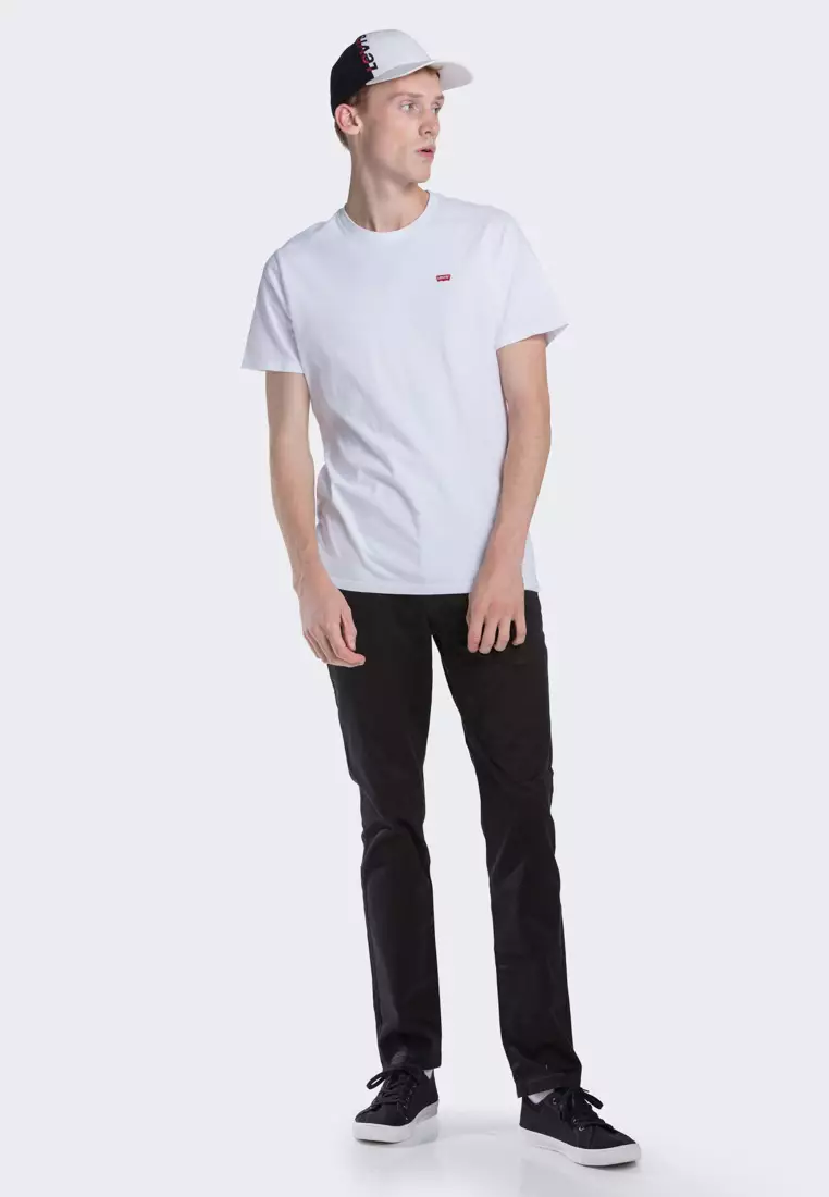 Jual Levi's Levi's Ss Original Hm Tee Cotton + Patch White Embroidery ...