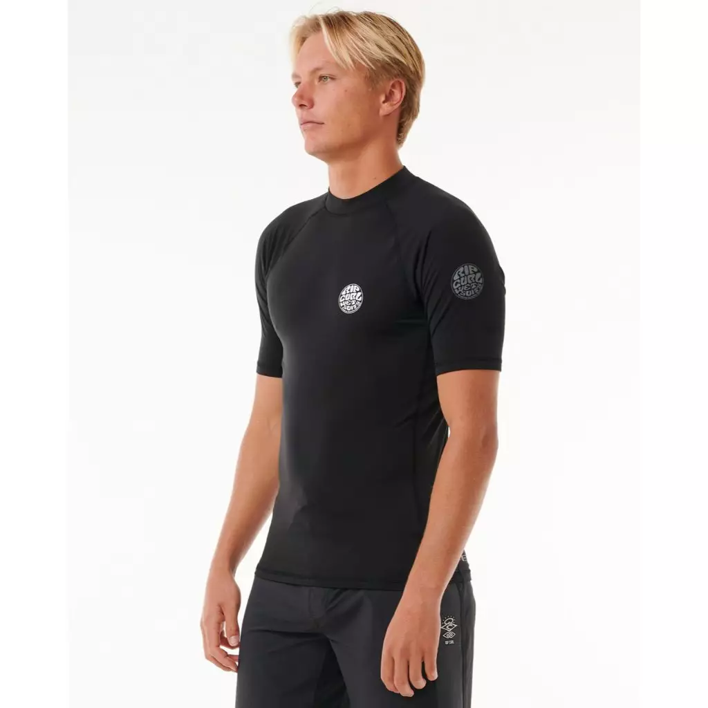 Jual Rip Curl Rip Curl Icons UPF50+ Brushed Short Sleeve Rash Vest ...