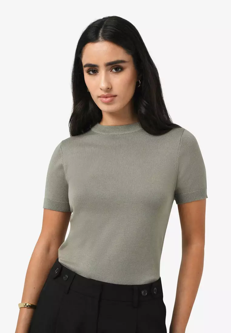 Buy FORCAST Catherine Short Sleeve Knit Online | ZALORA Malaysia