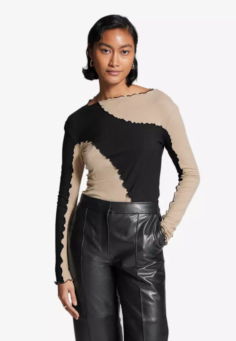 Buy & Other Stories Fitted Frilled Edge Top Online | ZALORA Malaysia