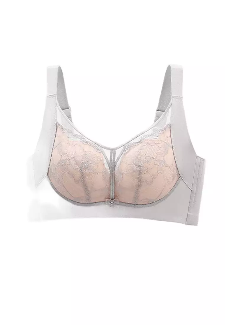 Buy LYCKA MMB1021- LYCKA Lady Non-Wired Bra-Grey 2024 Online | ZALORA