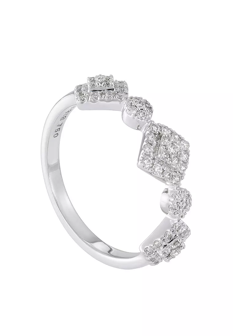 Buy HABIB HABIB Diamond Ring in 750/18K White Gold 272200225 2026 ...