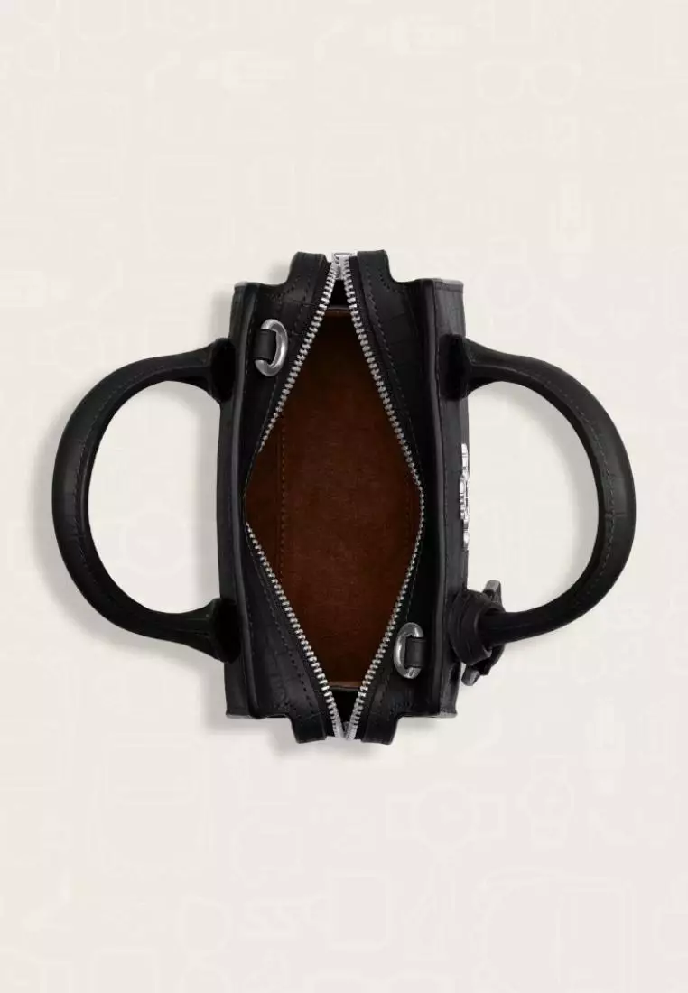 Jual Coach Coach Andrea Mini Carryall Silver Black Original 2026 ...