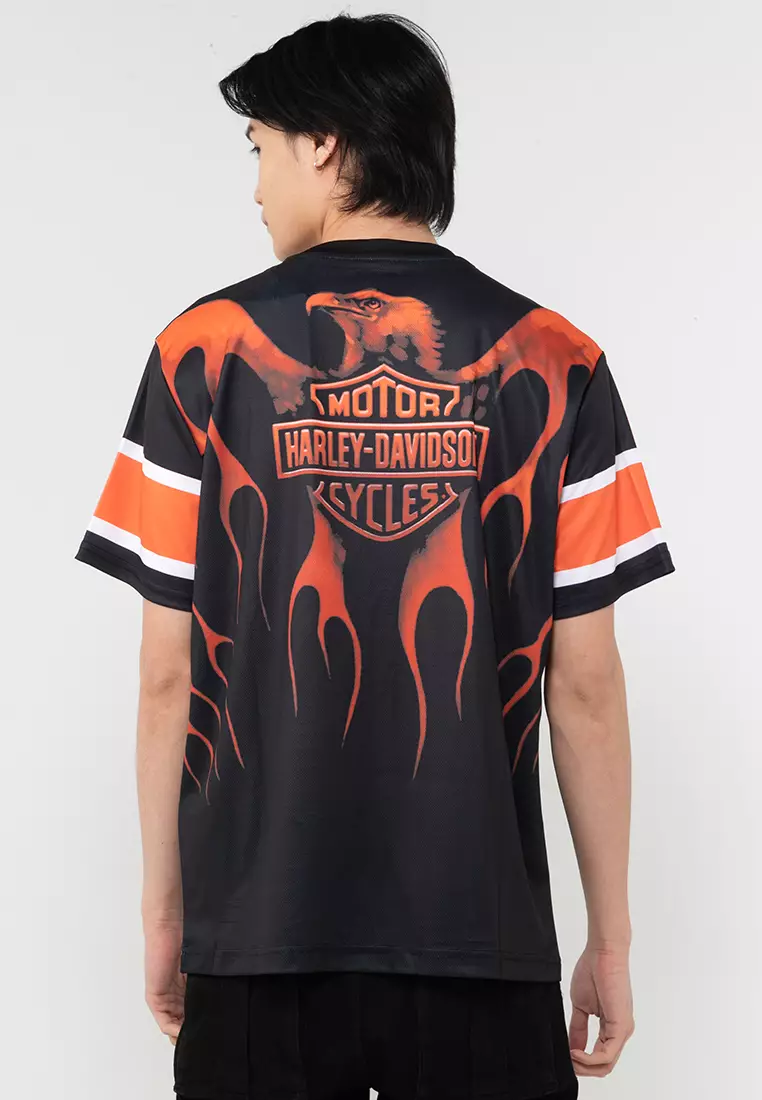 Harley-Davidson Harley-Davidson Burning Eagle Short Sleeve Tee 2025 | Buy Harley-Davidson Online ...