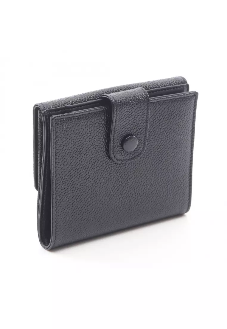 網上選購 Chanel Pre-Loved Chanel coco mark W hook wallet Bi-fold wallet ...