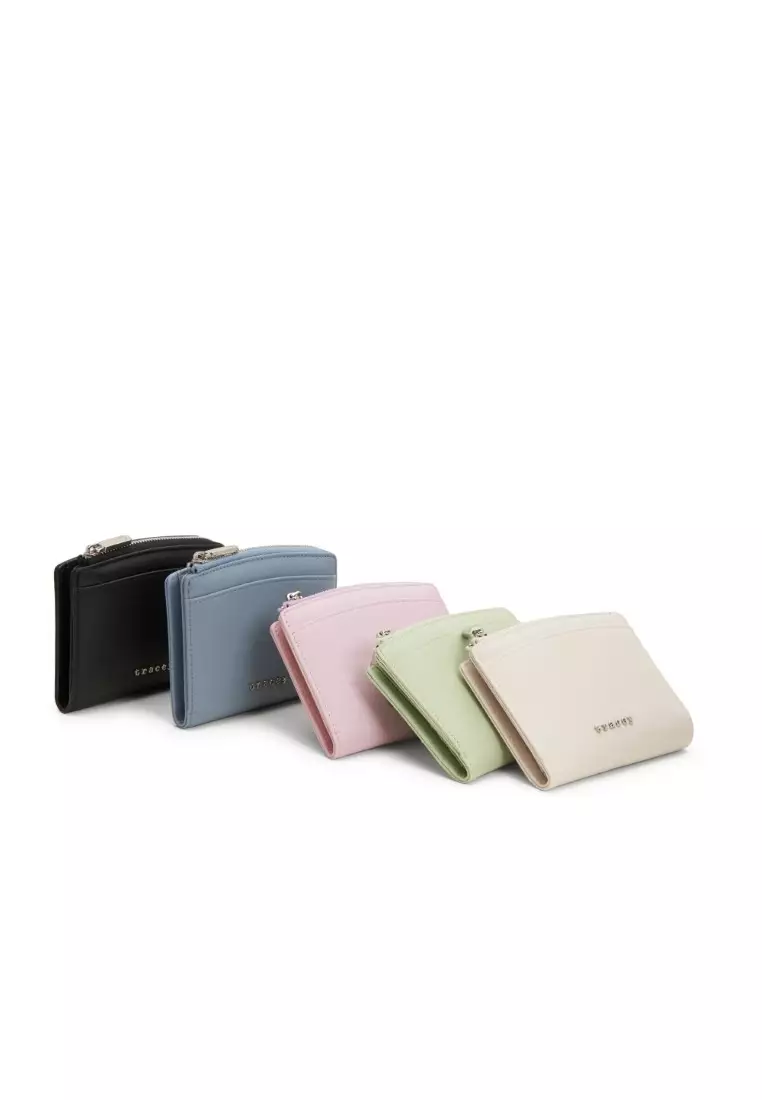 Buy Tracey Curved Slot Zipper Small Wallet 2026 Online | ZALORA Philippines