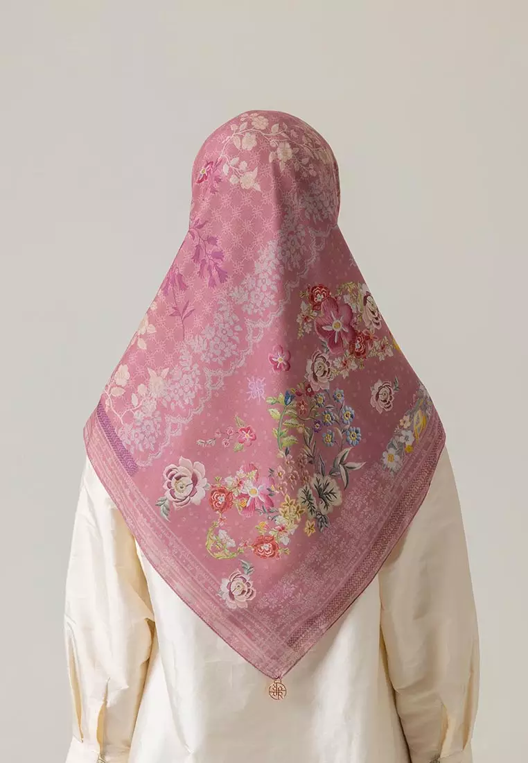 Jual Riamiranda ZALORAYA Ria Miranda Dusty Rose Nezana Scarf Original ...