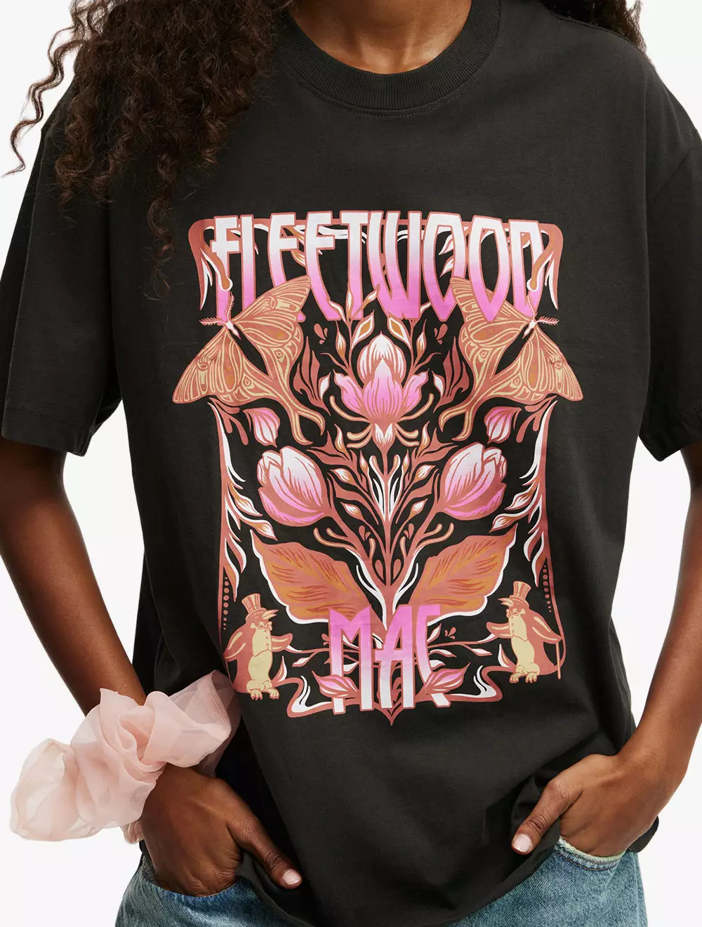 Jual Cotton On Cotton On - Atasan - The Lcn Music Boxy Graphic Tee ...