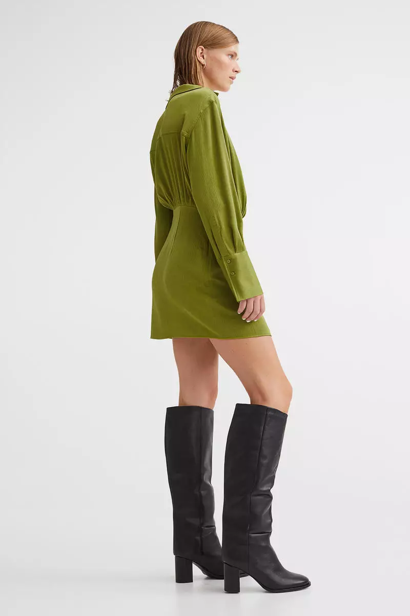 Buy Handm Short Wrapover Dress Online Zalora Malaysia