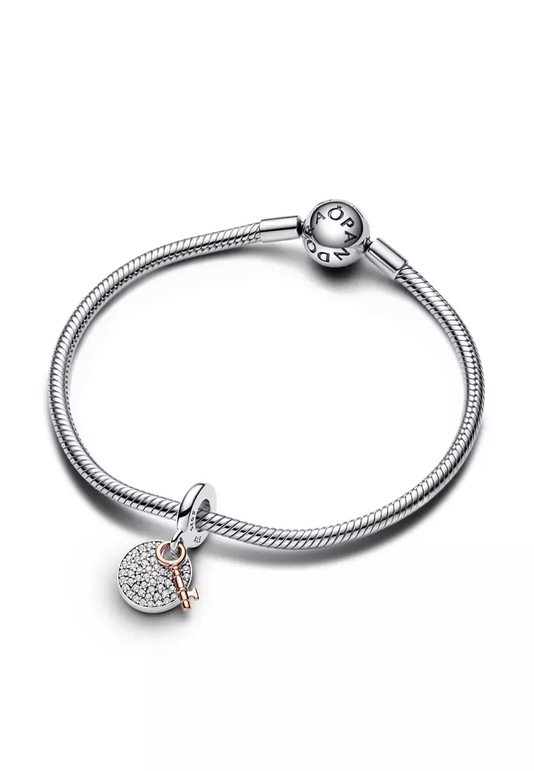 Buy PANDORA Pandora 14k Rose Gold Plated Two-tone Key to Happiness ...