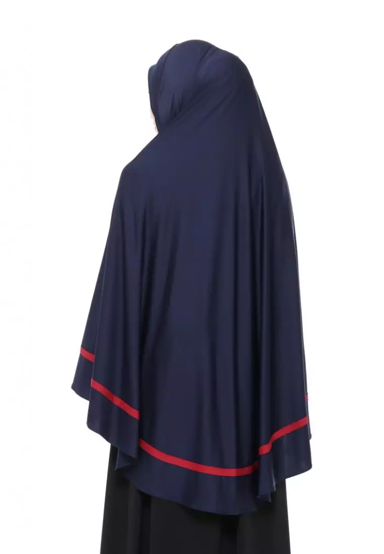 Jual First Hijab Mahira Khimar Instan In Navy Original 2024 | ZALORA Indonesia