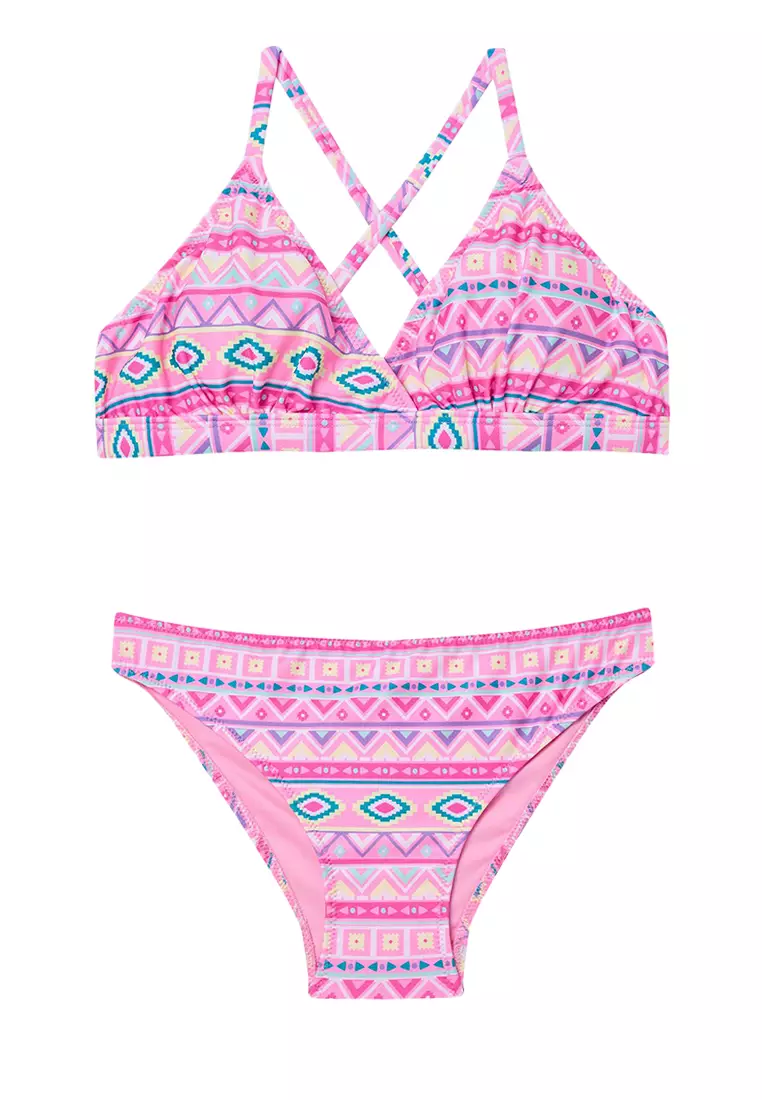 Buy Penti Texas Ethnic Pattern Triangle Bikini Set 2025 Online | ZALORA
