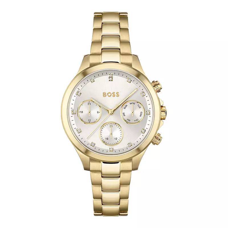 Jual HUGO BOSS Jam Tangan Wanita Hugo Boss Hera 1502628 Ladies Silver ...