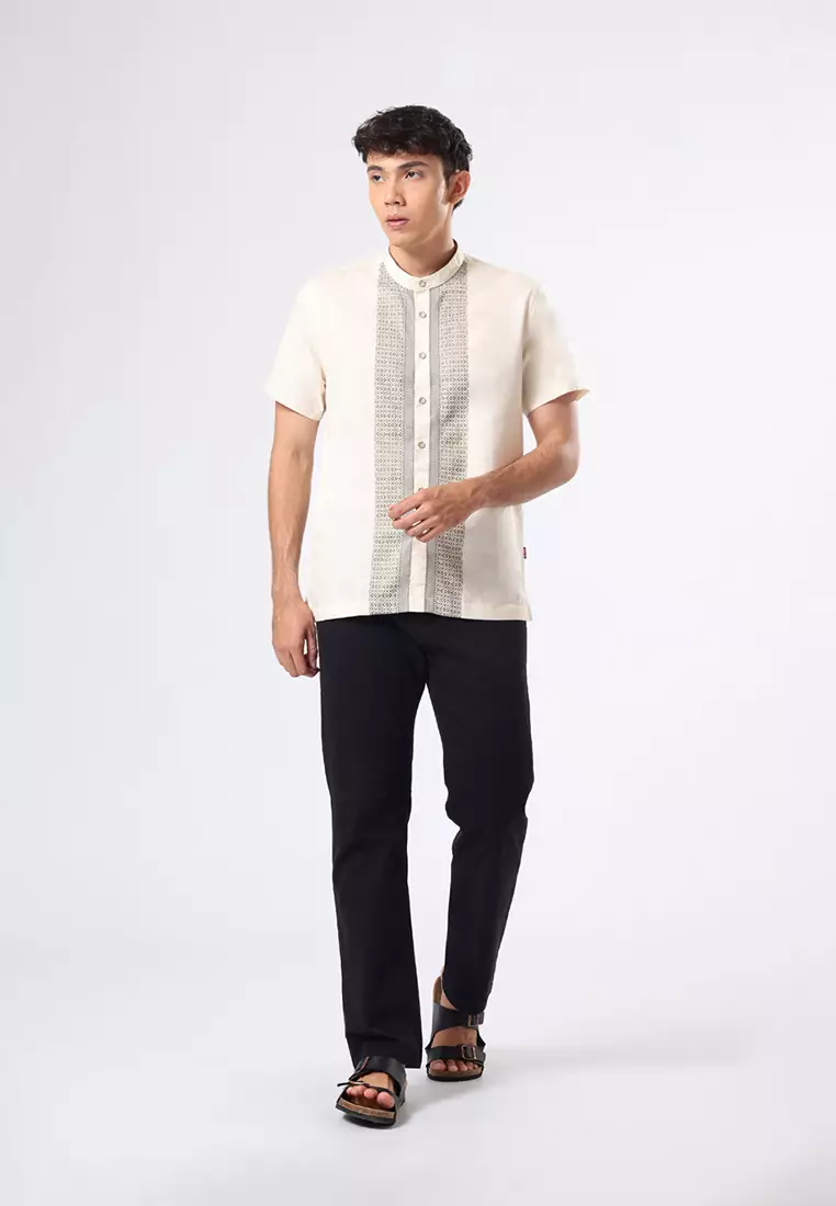 Jual Edwin Jeans Kemeja Koko Pria Lengan Pendek Baju Muslim Pria REEM ...