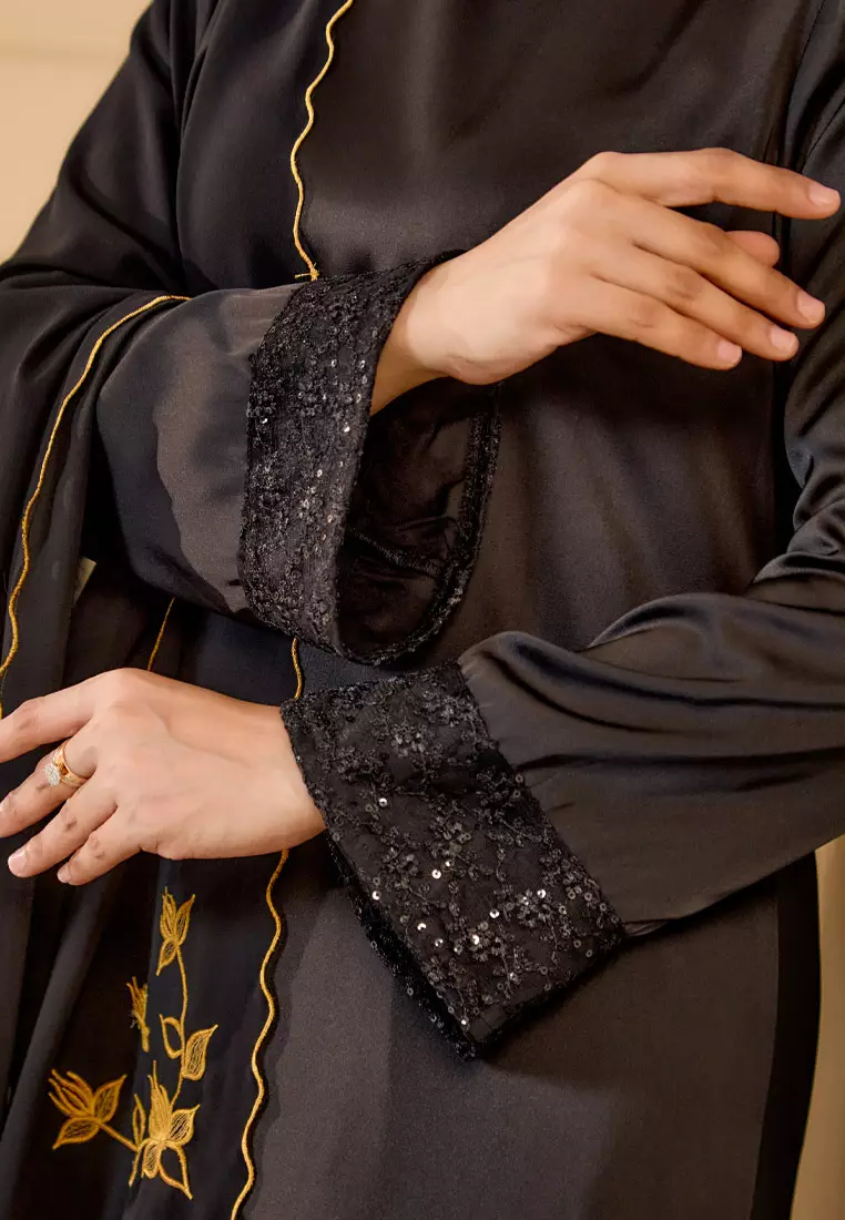 Buy Era Maya MAHARANI Lace Sequin Baju Kurung Pahang Kipas Belakang in ...