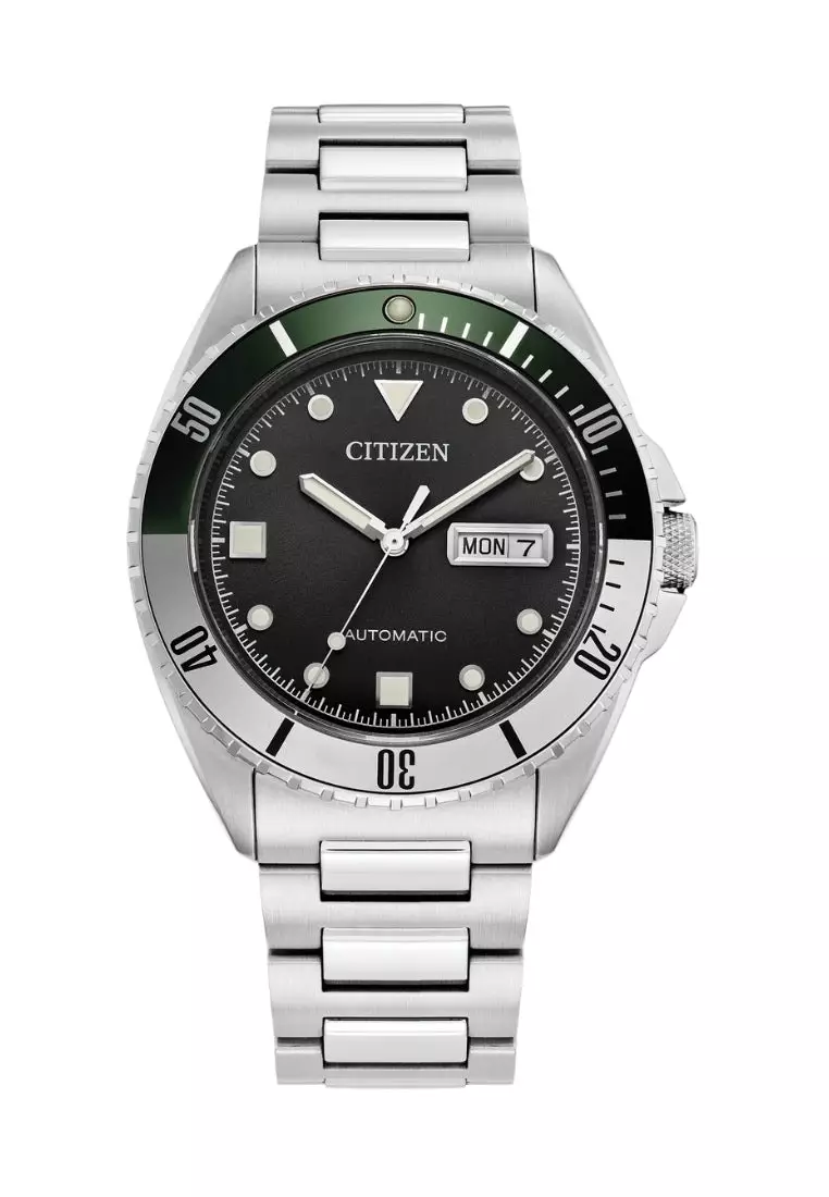 Buy Citizen Citizen Sport Automatic Green Stainless Steel Watch NH7531 ...