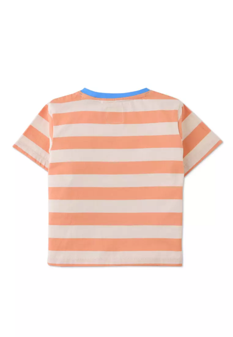 Buy Gingersnaps Baby Boys Paper Plane Stripe Graphic Tee 2024 Online | ZALORA Philippines