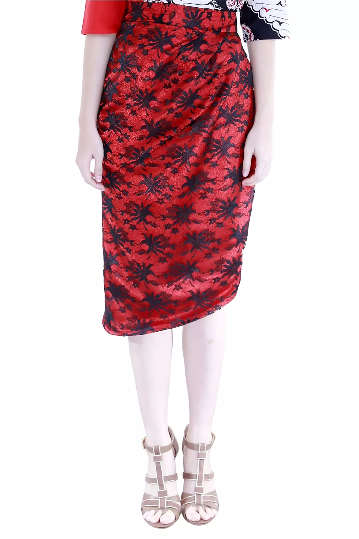 Jual DhieVine Batik Antari Abang Ireng skirt Original 2026 | ZALORA ...