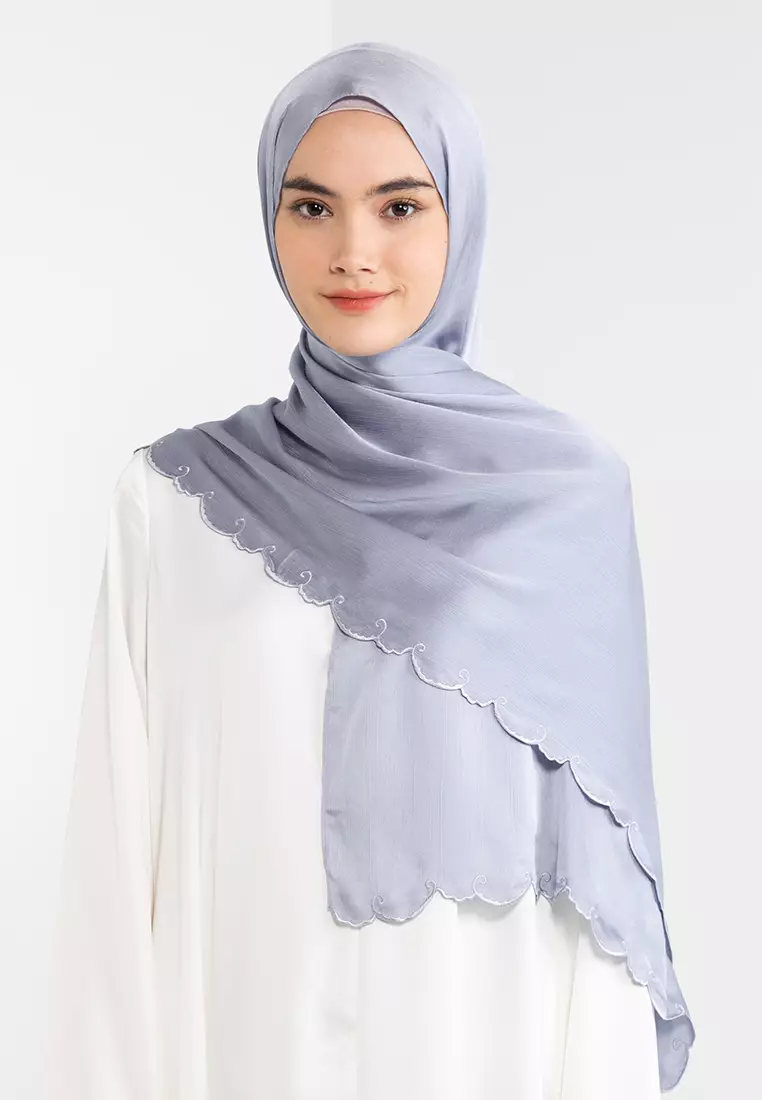 Buy UMMA Sulam Melor Scarf 2024 Online | ZALORA