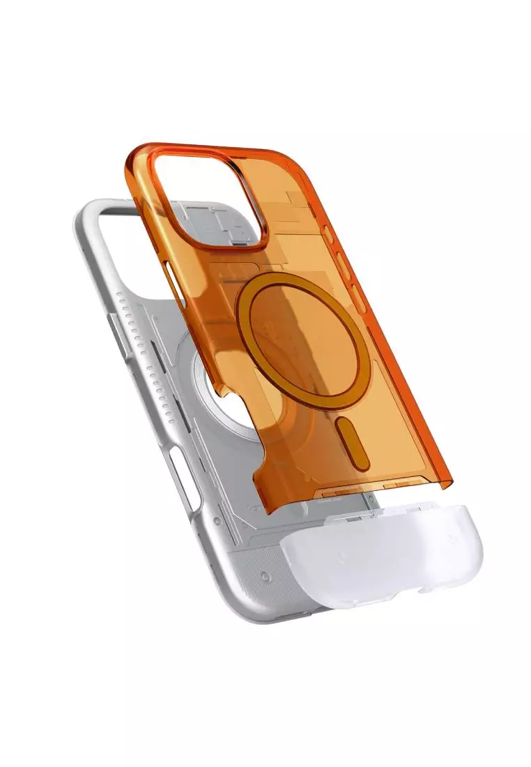 Buy Spigen Spigen iPhone 16 Pro Case Classic C1 MagFit Tangerine 2025 Online | ZALORA Philippines