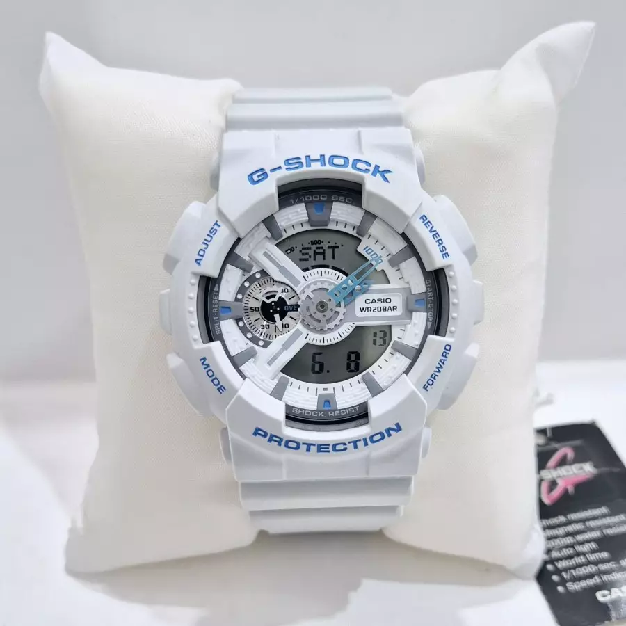 Jual Casio Casio G-Shock GA-110SN-7ADR Biru Karet Biru Cowok Original ...